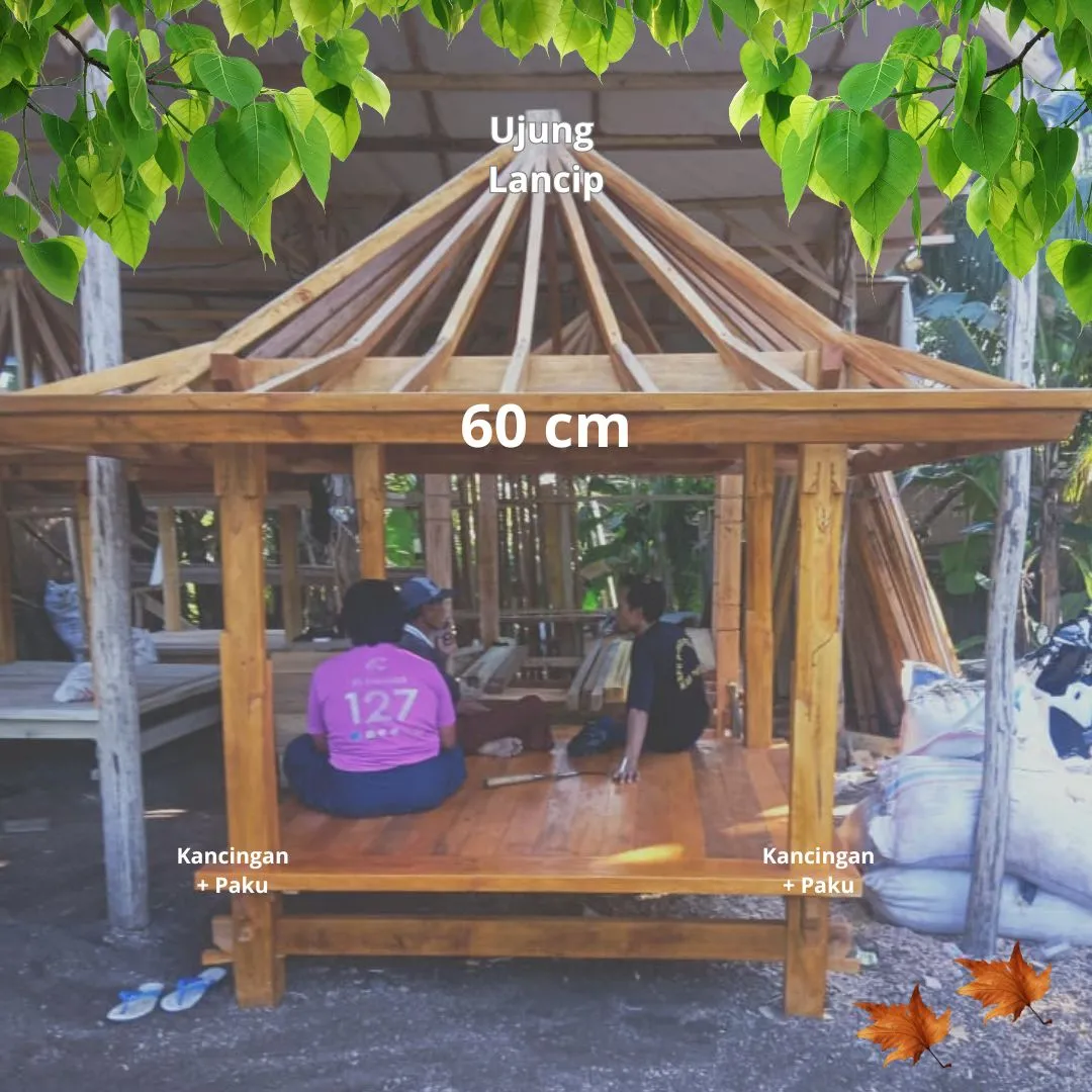 Kenali 11 Istilah Pada Bangunan Berugak Kayu - BERUGAK LOMBOK