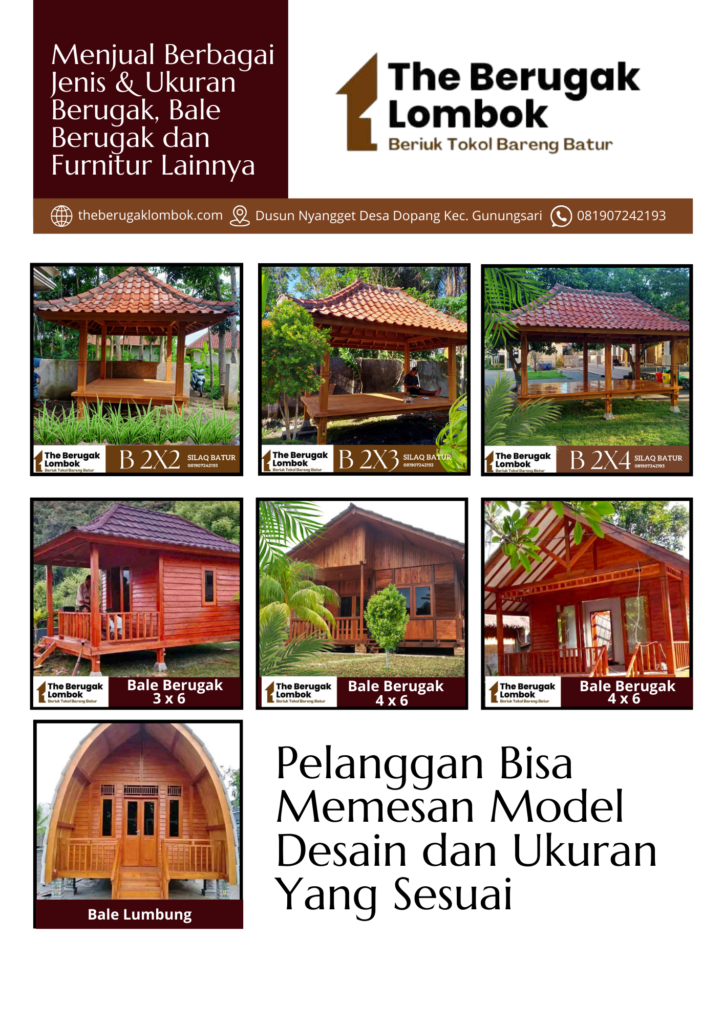 Harga Rumah Kayu - BERUGAK LOMBOK