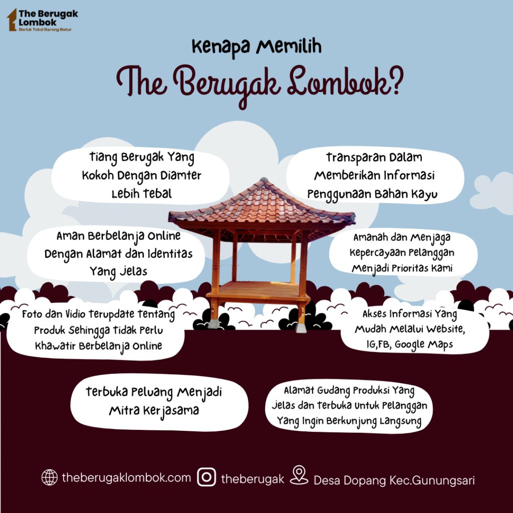 8 Alasan Kenapa Memilih The Berugak Lombok - BERUGAK LOMBOK